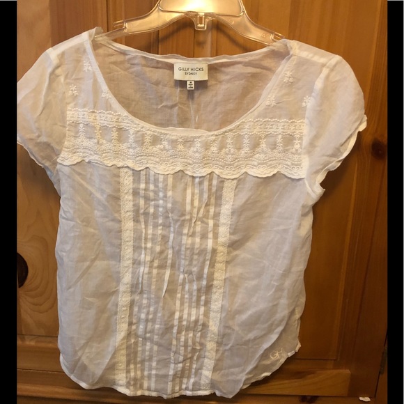 Gilly Hicks | Tops | Beautiful Cream Top From Gilly Hicks | Poshmark